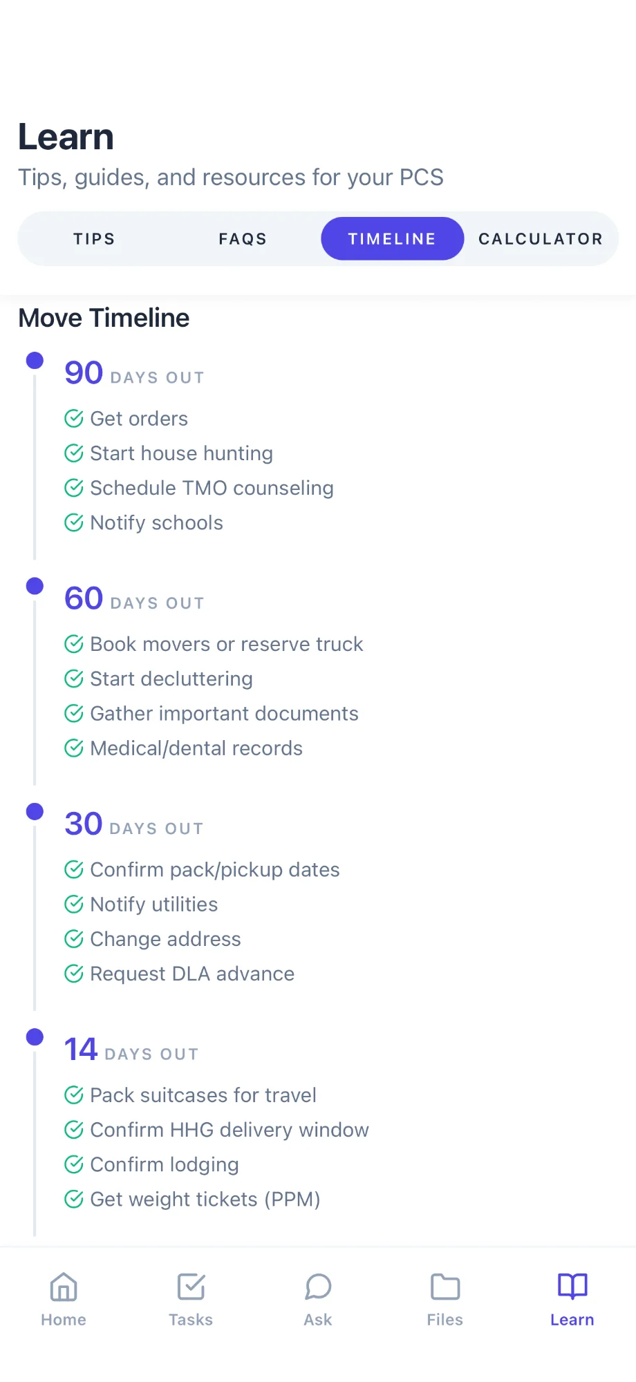 PCS Navigator - Military PCS Entitlements Calculator | Free Move Estimate