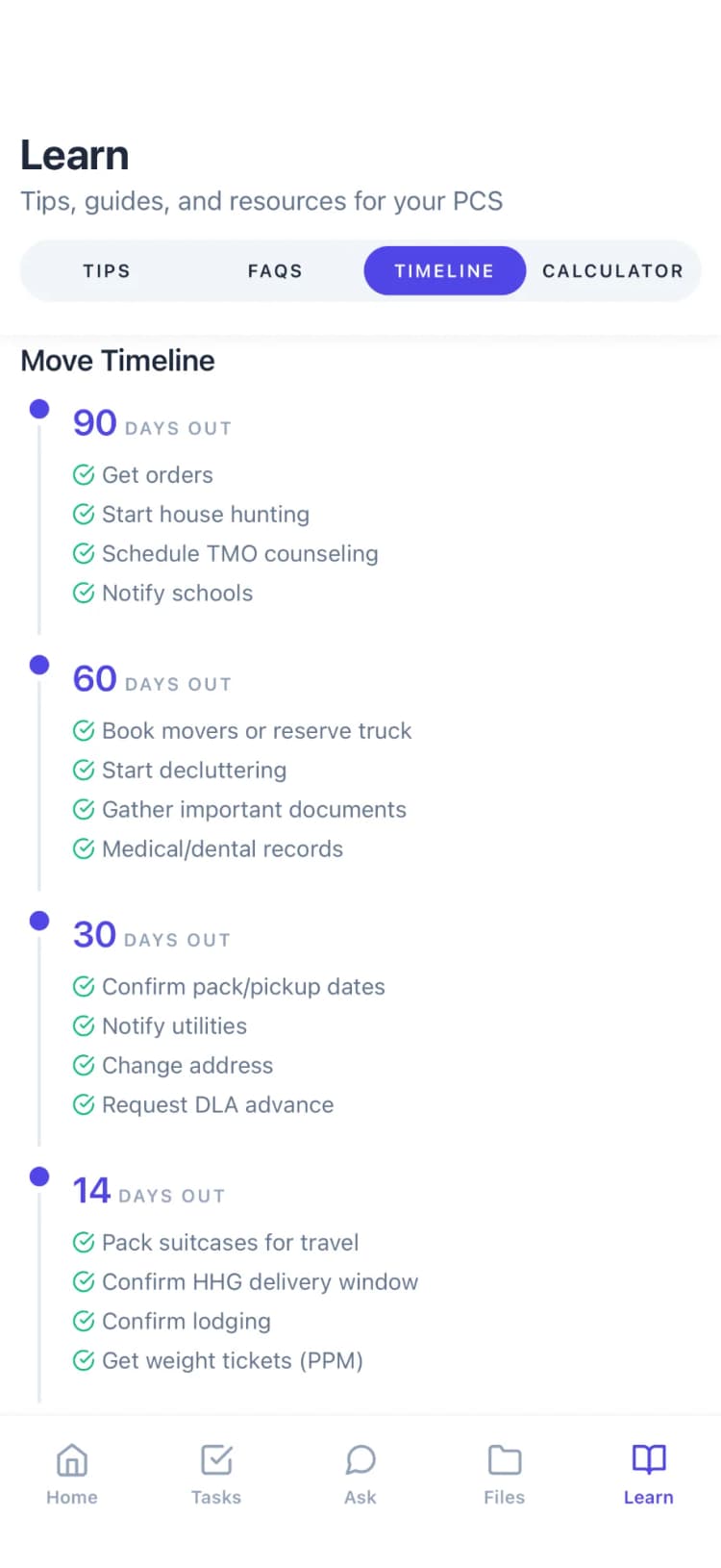 PCS Navigator - Military PCS Entitlements Calculator | Free Move Estimate