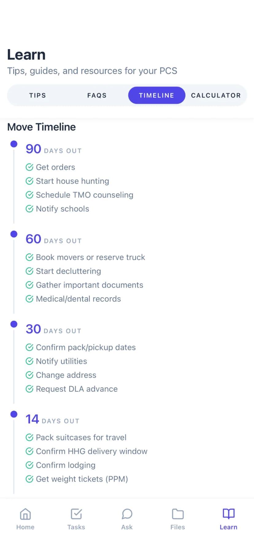 PCS Navigator - Military PCS Entitlements Calculator | Free Move Estimate